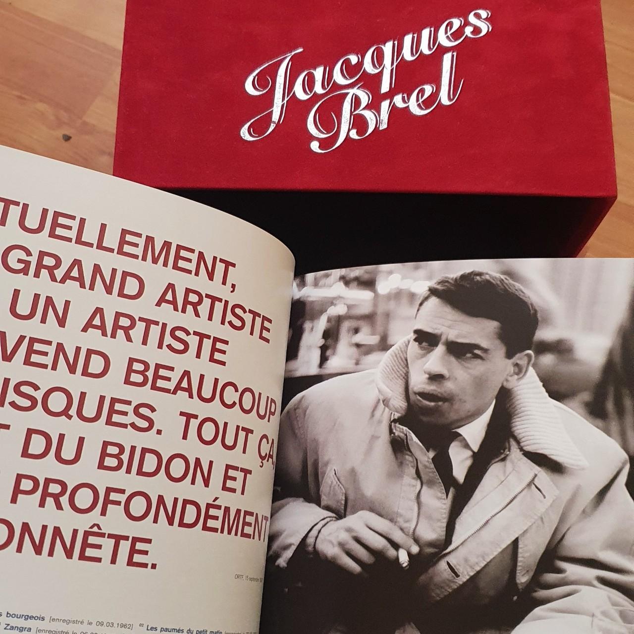 Limited edition Jacques Brel 15 CD box set in red... - Depop