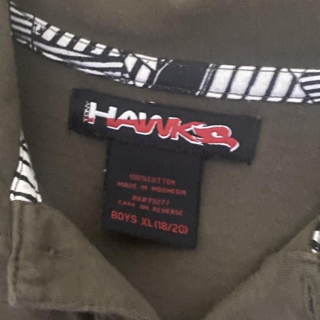 Green Hawk brand polo shirt official tony hawk March... - Depop