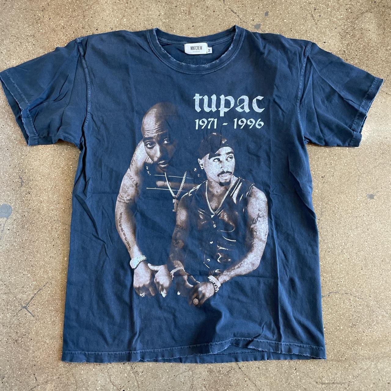 Distressed Tupac 2Pac Tee Vintage wash and... - Depop
