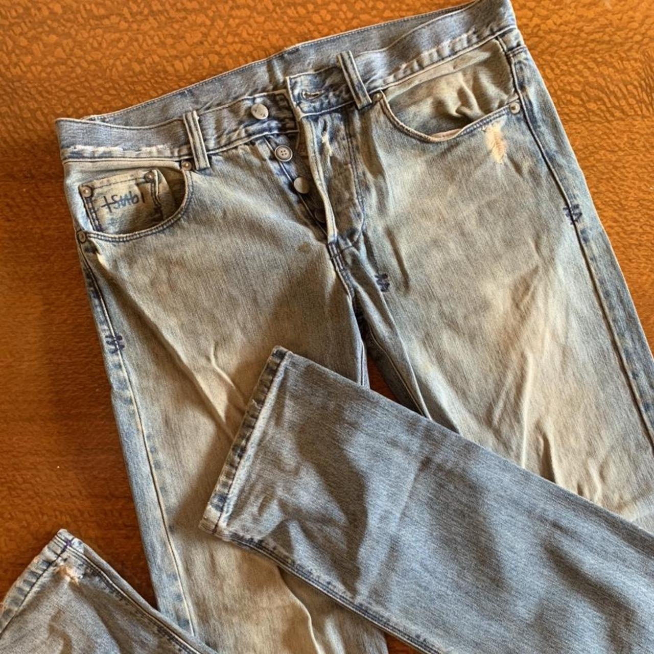 Vintage Men's Tsubi Jeans, size 30 Distressed... - Depop