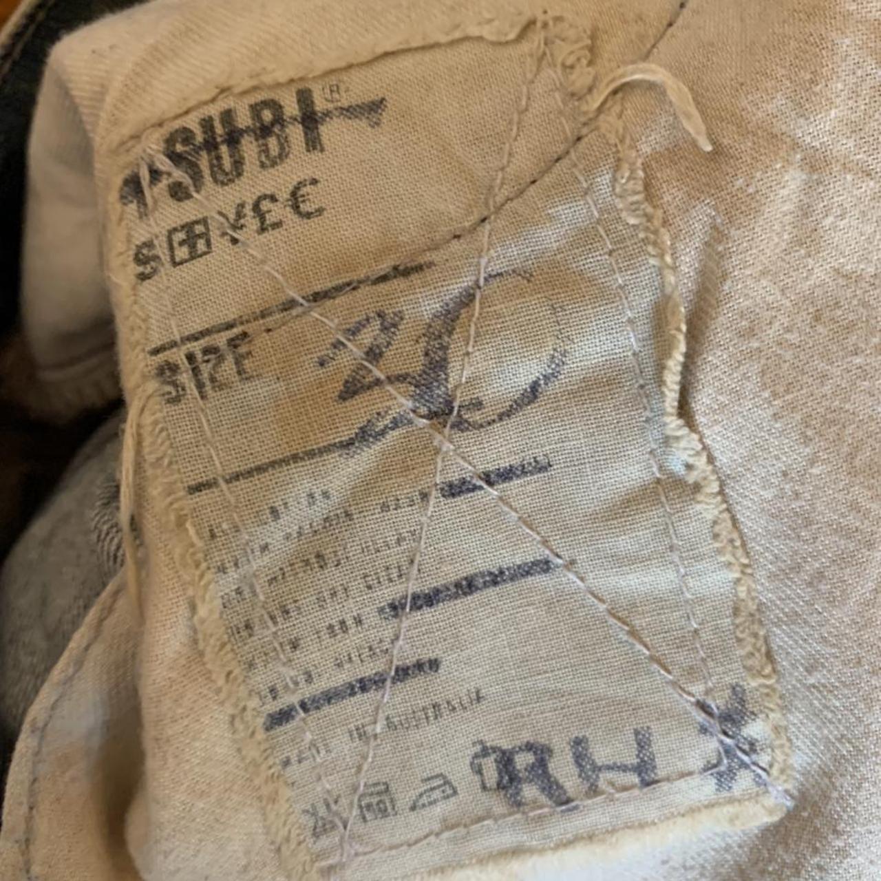 Vintage Men's Tsubi Jeans, size 30 Distressed... - Depop