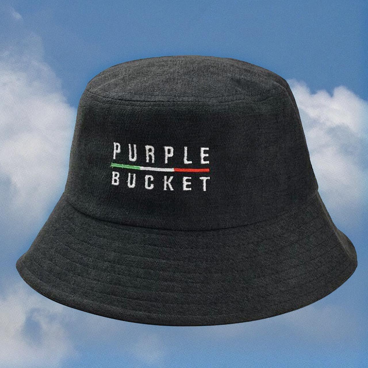 Black - “Purple Bucket” Hat~ Snazzy looking hat... - Depop