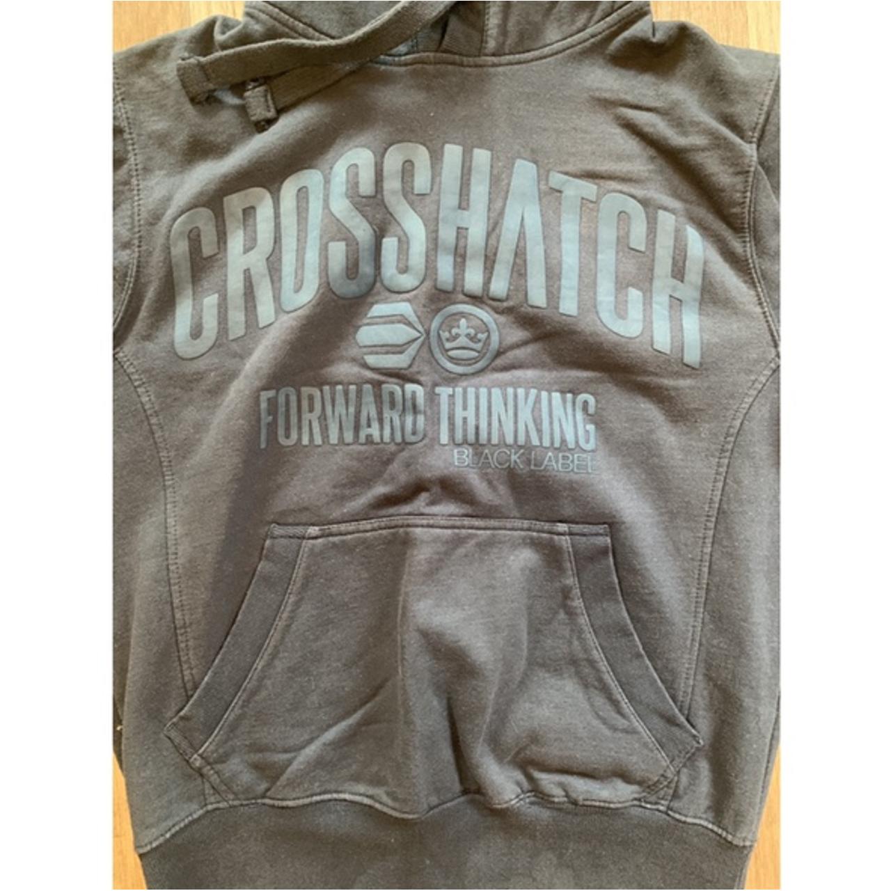 Crosshatch men’s navy hoodie with fleece lined... - Depop