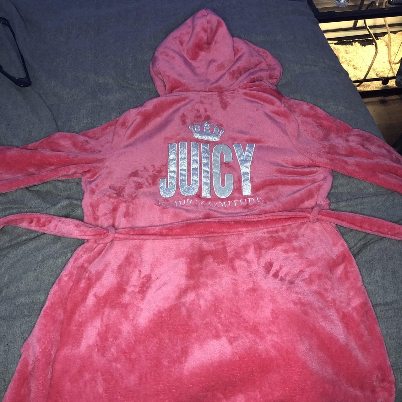 Pink Juicy Couture Robe 🎀 Never Worn ‼️‼️ Size Large Depop