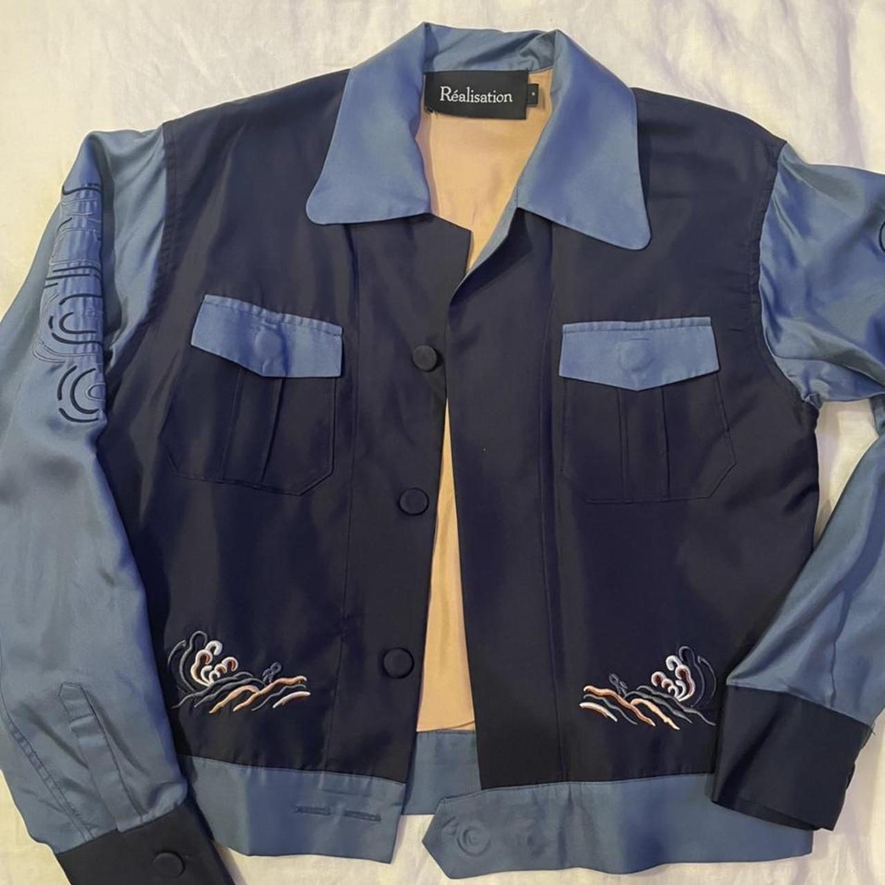 Realisation Par Japan Tour Jacket Silk jacket in... - Depop
