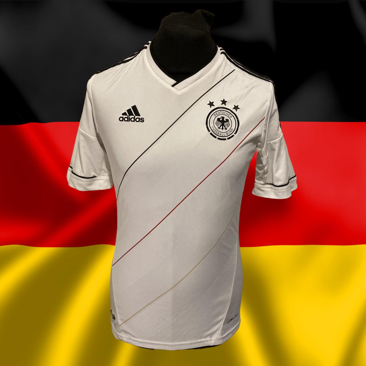GERMANY 2012-13 HOME FOOTBALL SHIRT Worn at Euro... | Depop