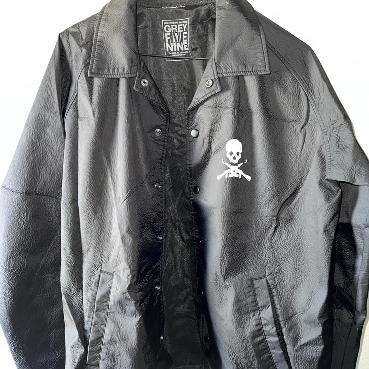 2017 $B jackass inspired jacket some letters faded... - Depop