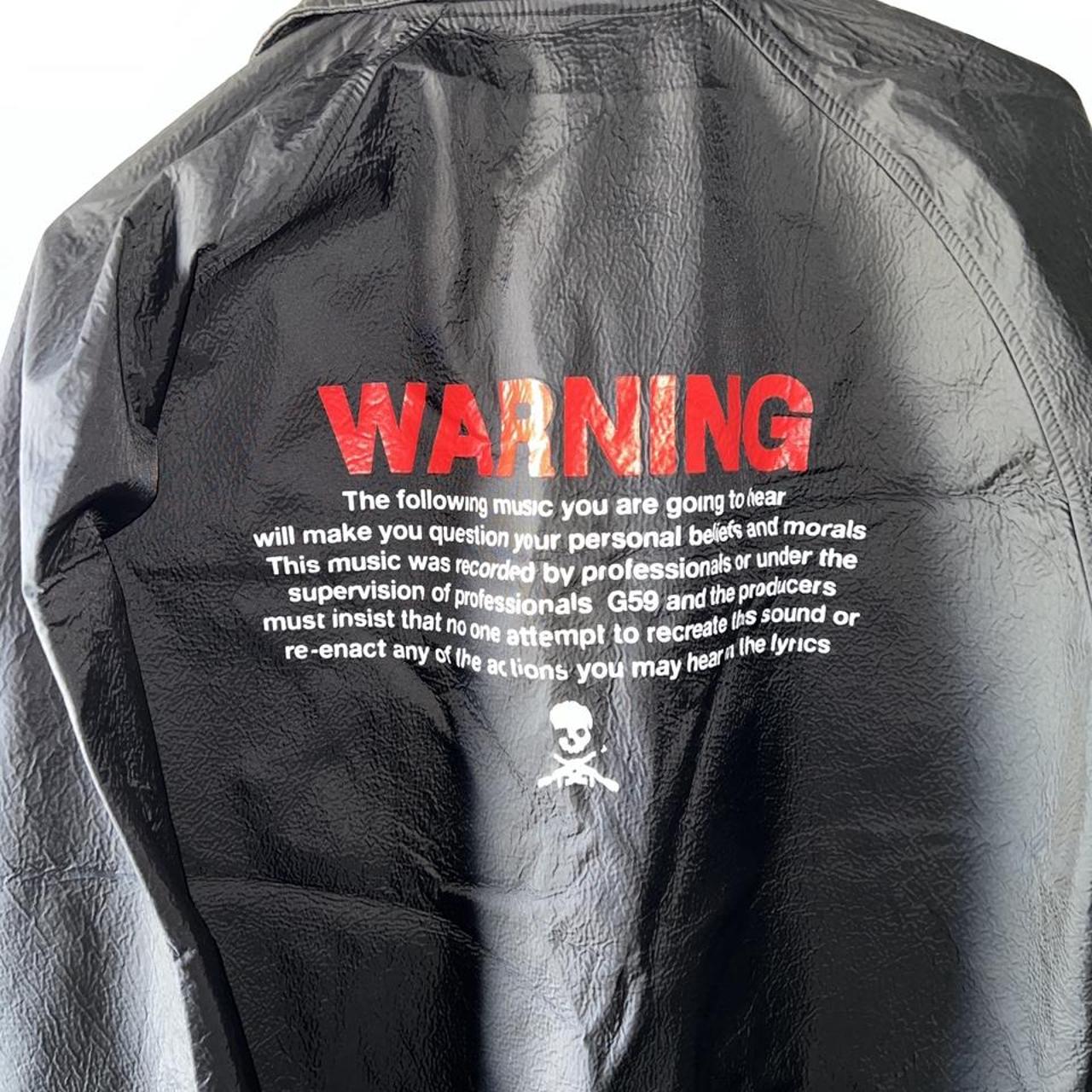 2017 $B jackass inspired jacket some letters faded... - Depop