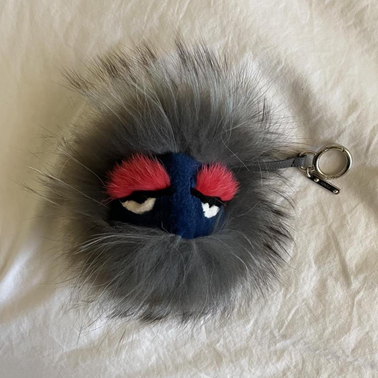 EUC // AUTHENTIC! fendi fur monster keychain // fur... - Depop