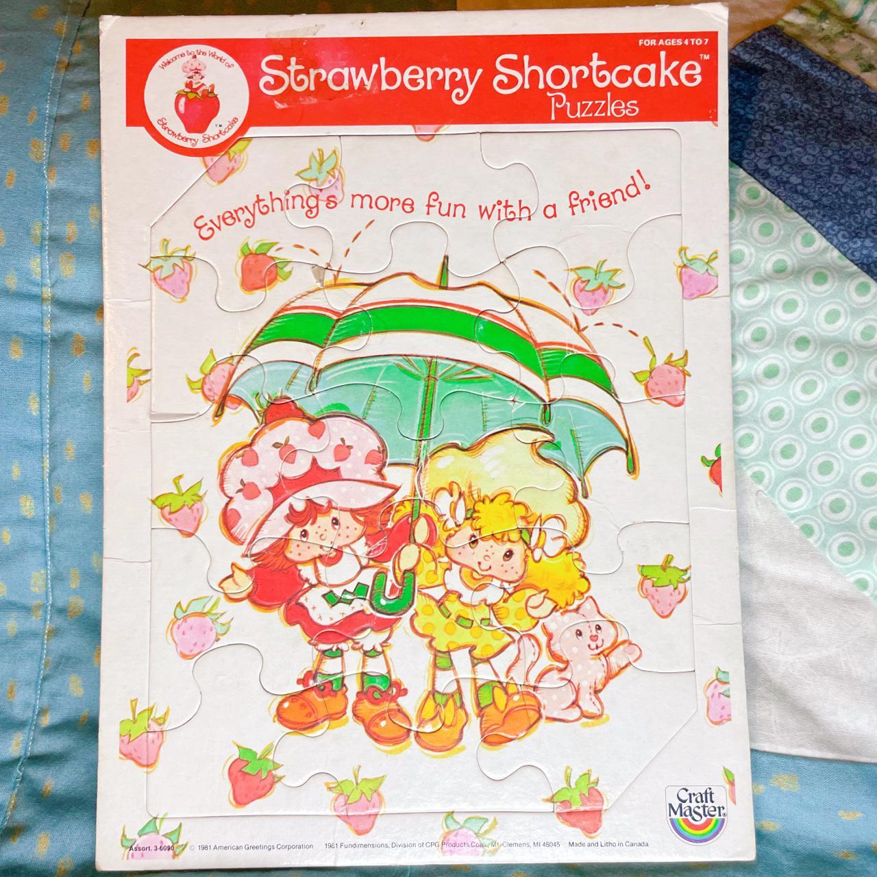 Strawberry Shortcake 1981 puzzle great condition.... - Depop