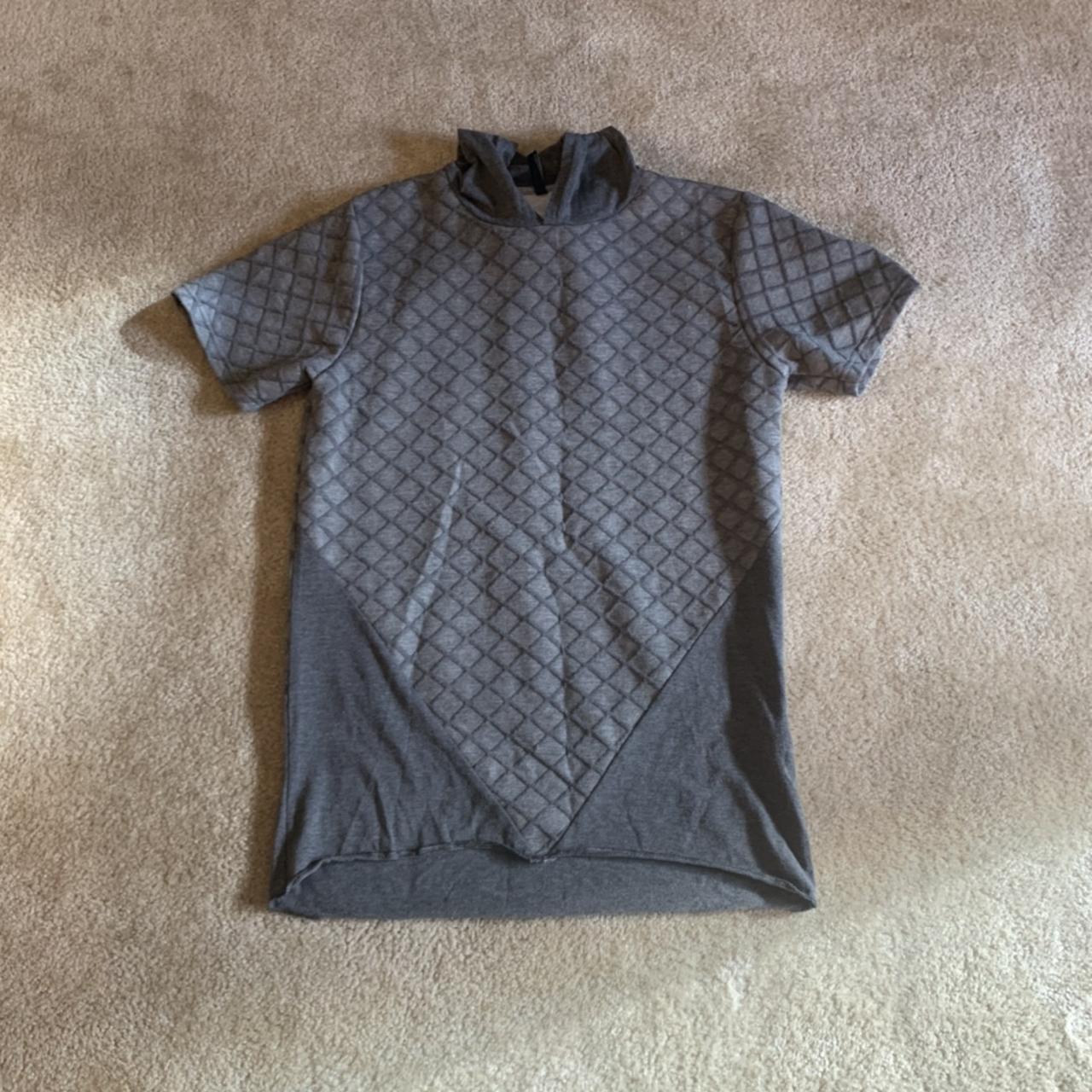 -brand: amongst others - men’s hooded tee with... - Depop