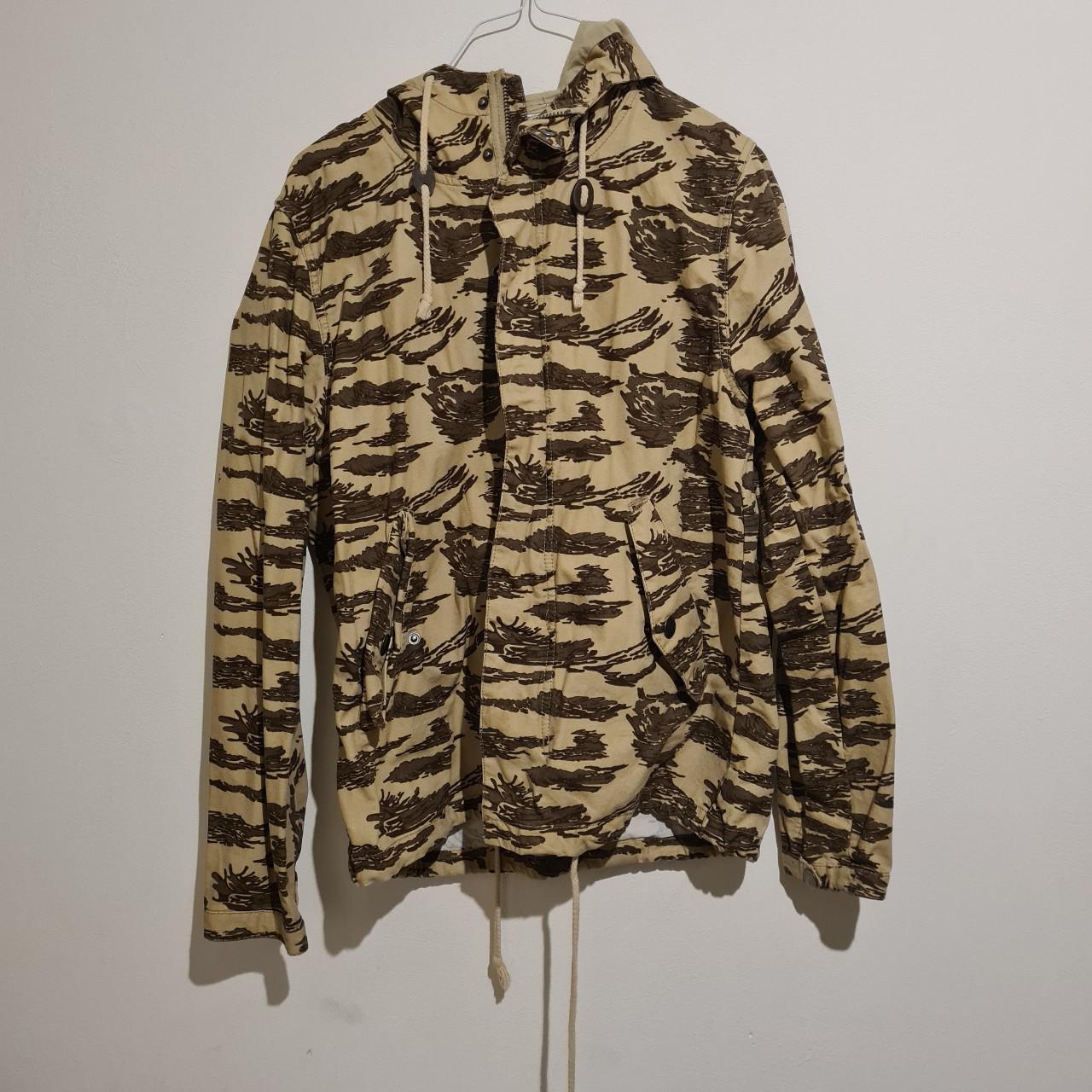 Divided camo jacket size m, perfect condition,... - Depop