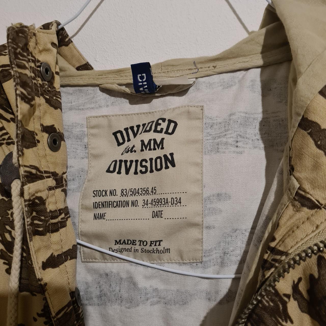 Divided camo jacket size m, perfect condition,... - Depop