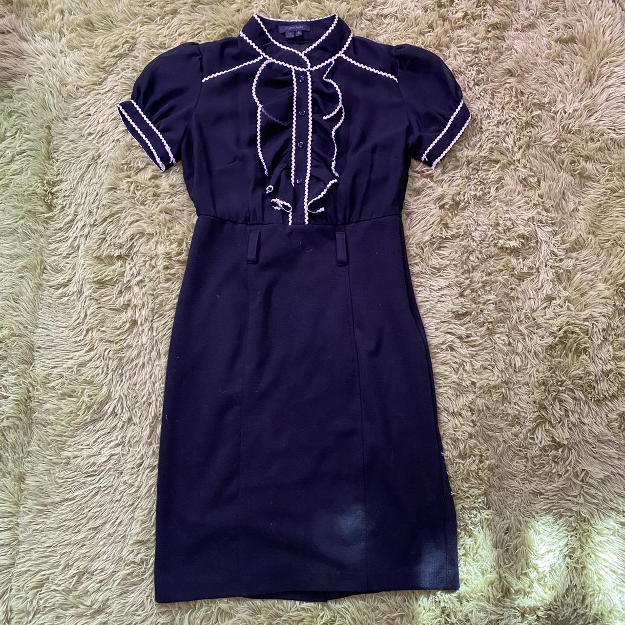 preppy dress 🖊 adorable preppy 50s inspired dress.... - Depop