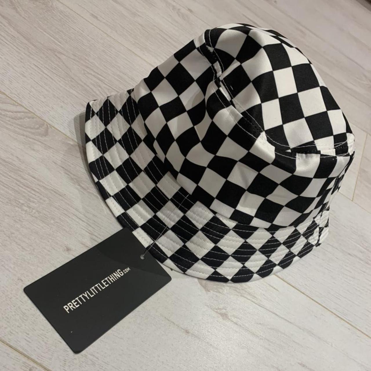 Checkerboard bucket hat - Brand new with tags -... - Depop