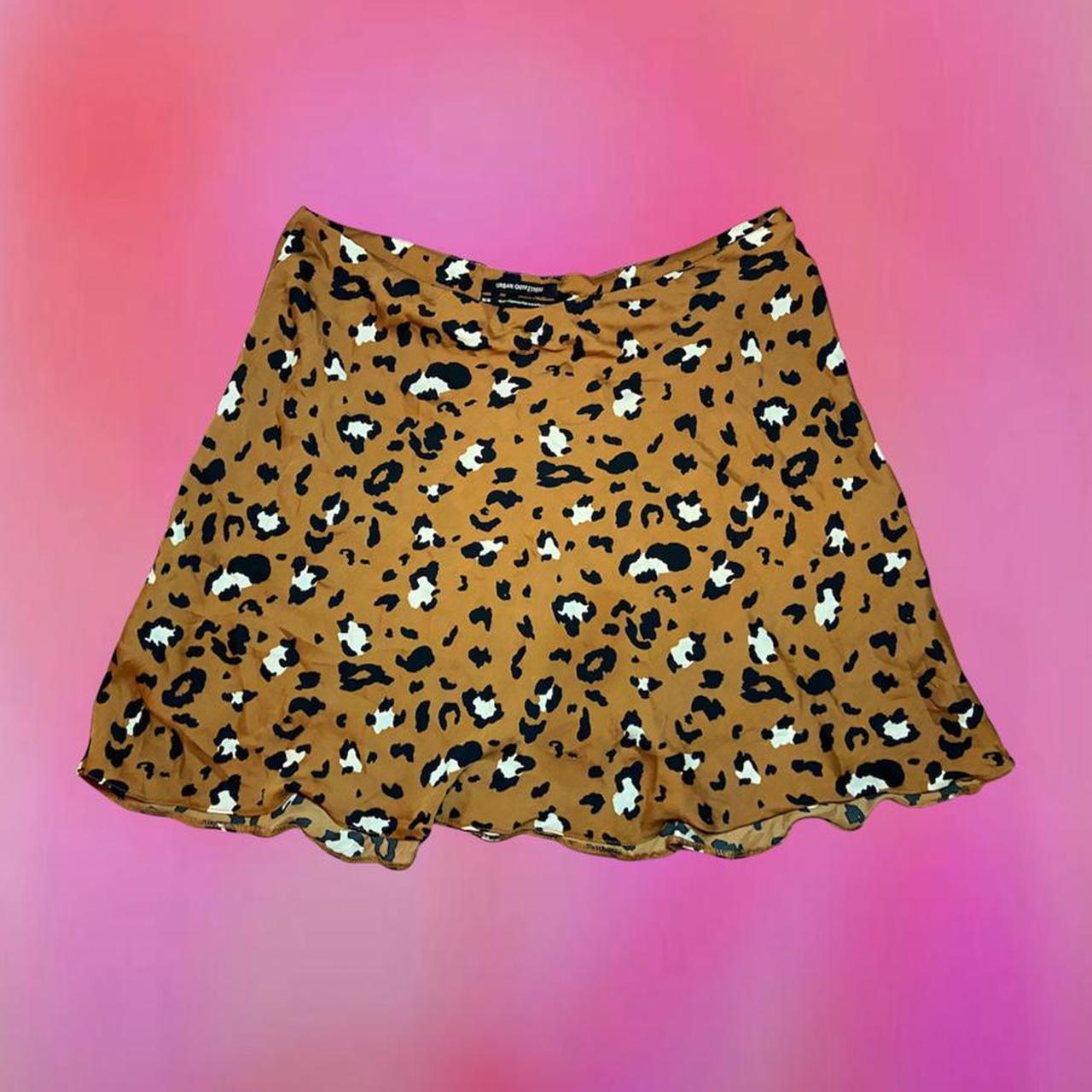 Adorable Urban Outfitters Leopard Print Mini Skirt Depop