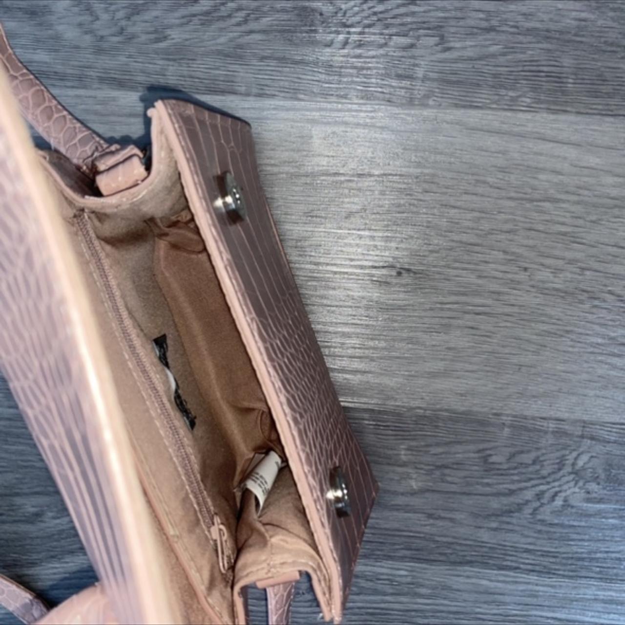 primark blush pink mini crossbody bag •mark on the... - Depop