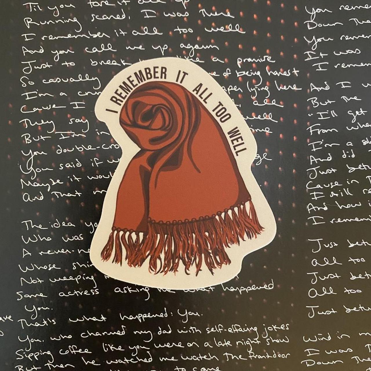 All Too Well Scarf Sticker 10 are currently... | Depop