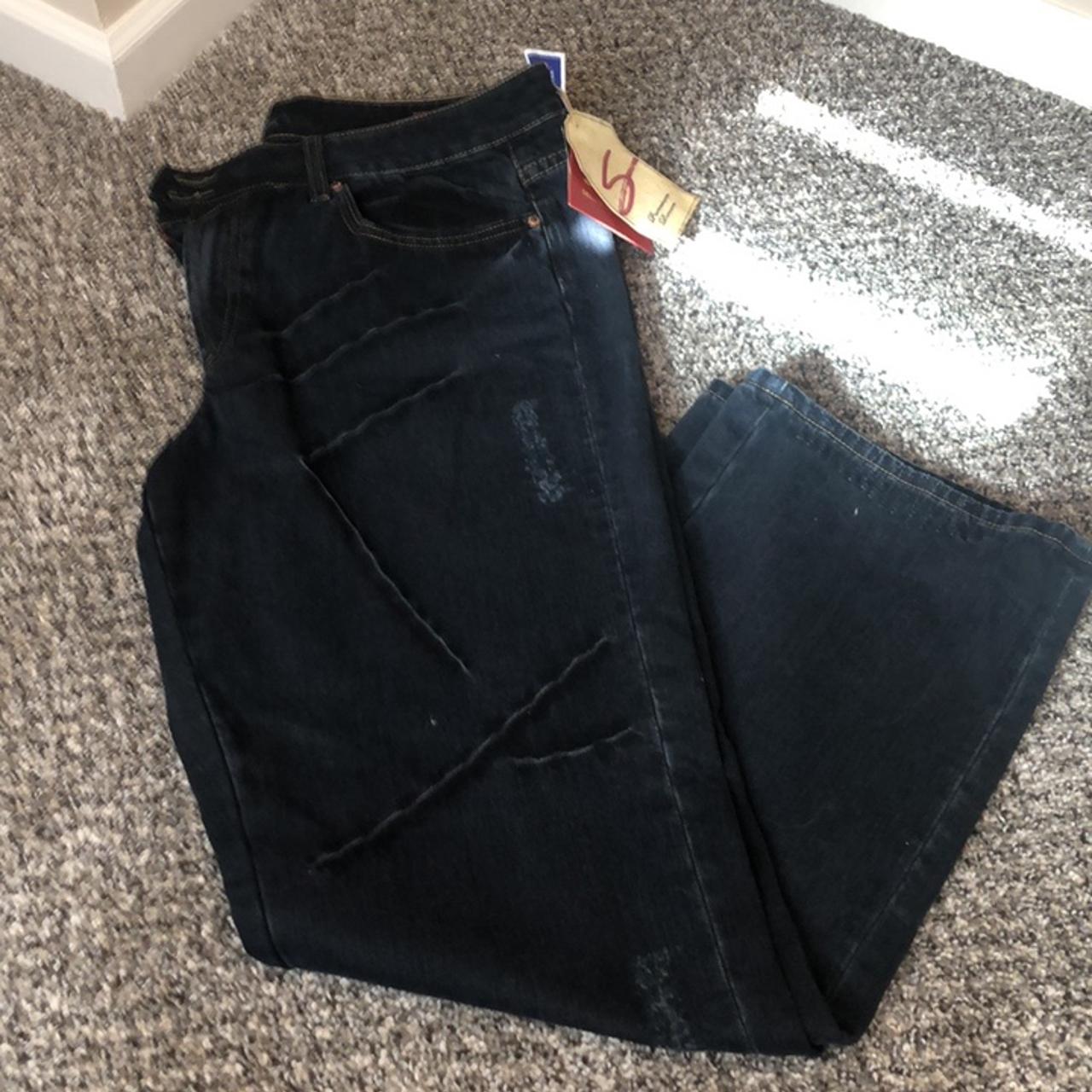 Seven7 Women's Navy Jeans | Depop