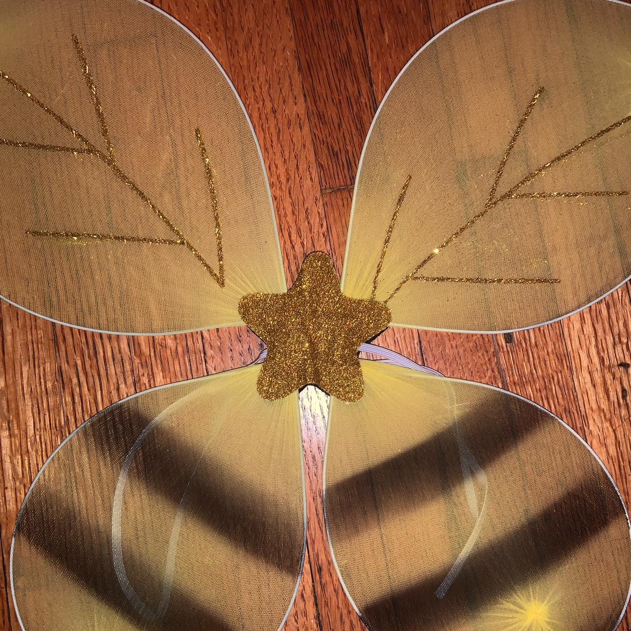 bumble bee wings halloween costume new with tags... - Depop