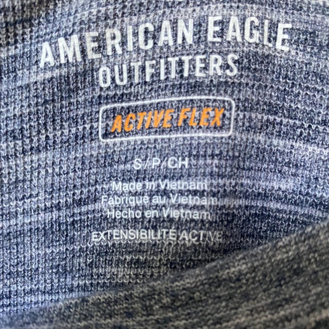 Blue American Eagle Long Sleeve Shirt // Mens... - Depop