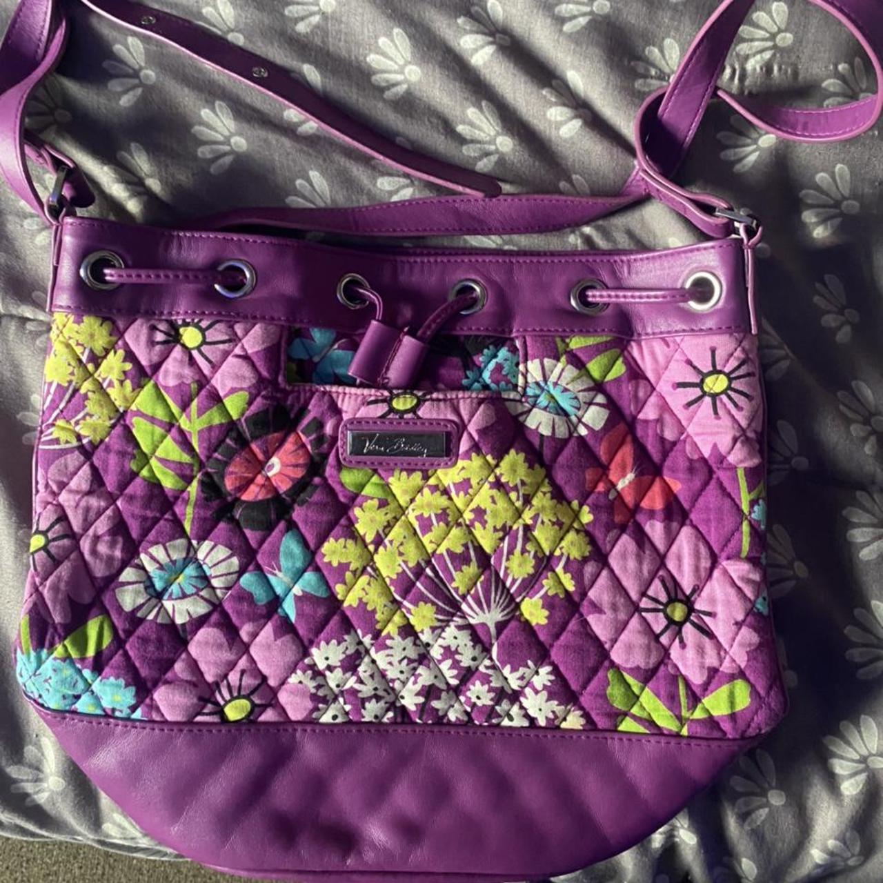 💐VERA BRADLEY DRAWSTRING SACK STYLE PURSE💐... - Depop