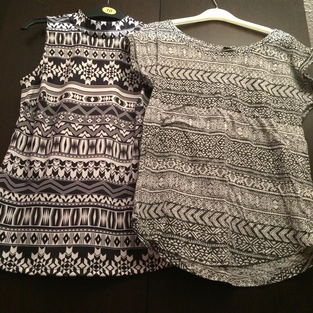 Two Aztec Tops, Hardly Worn! Perfect condition! Both... - Depop
