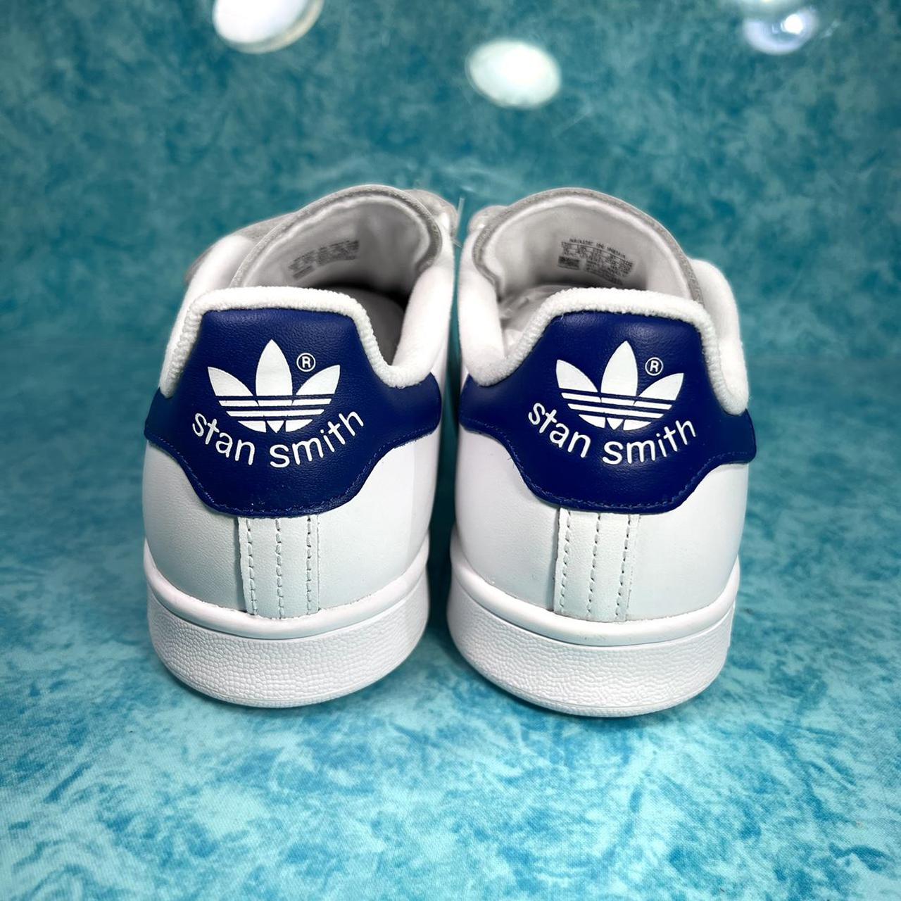 Brand New Adidas Stan Smith CF 'Cloud White Royal'.... - Depop