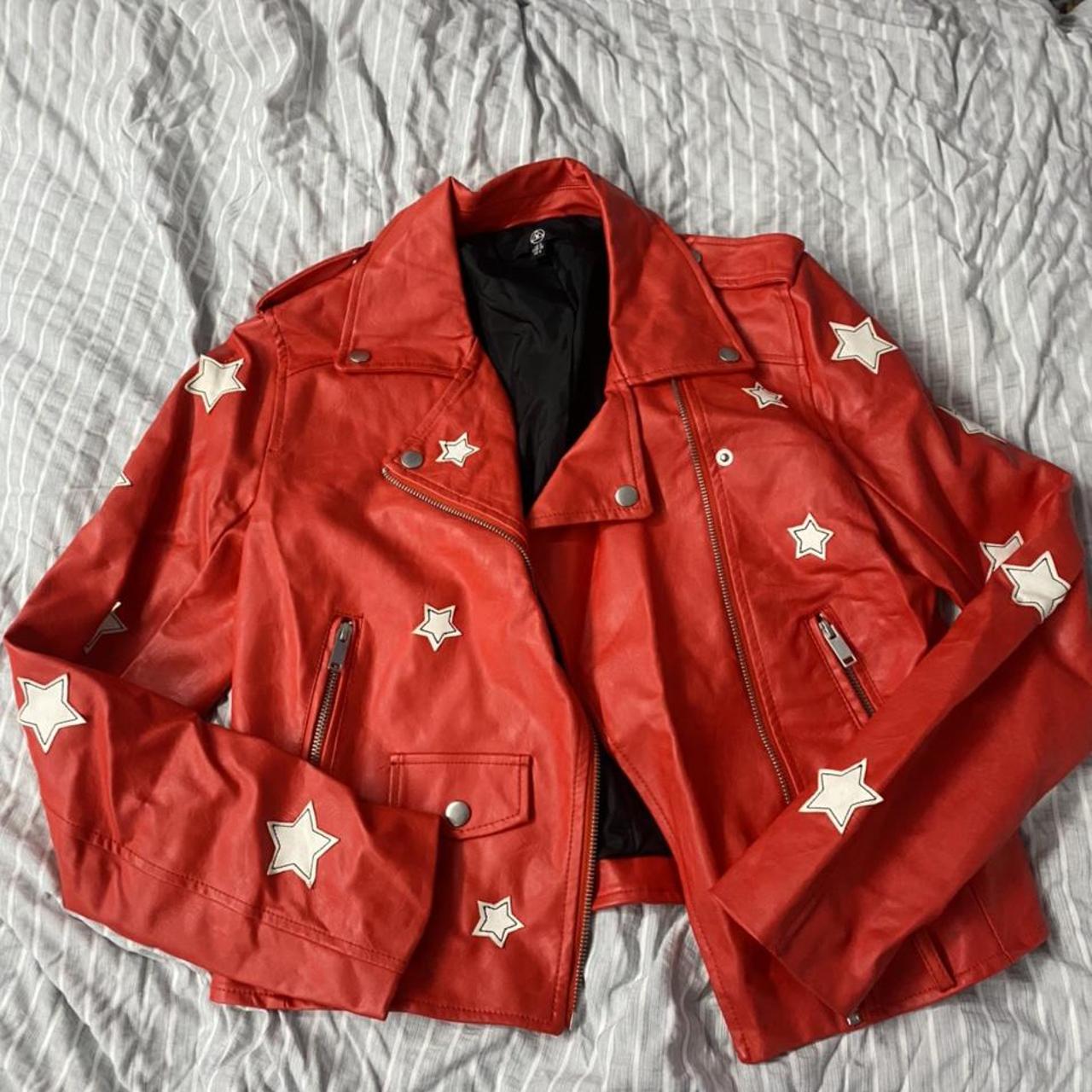 Missguided Women's Red Jacket | Depop