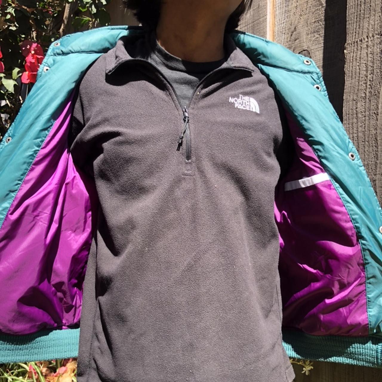 Volcom green and purple ski vest. Good condition and... - Depop