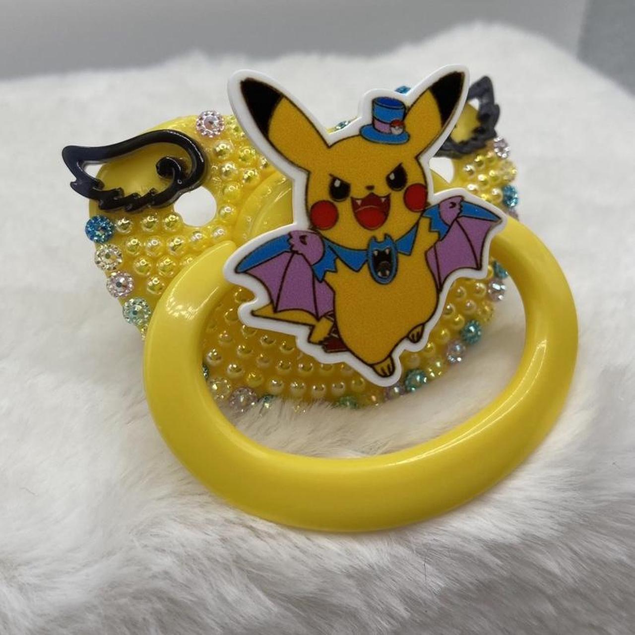 Vampire pikachu Adult pacifier 18+ Free handle... - Depop