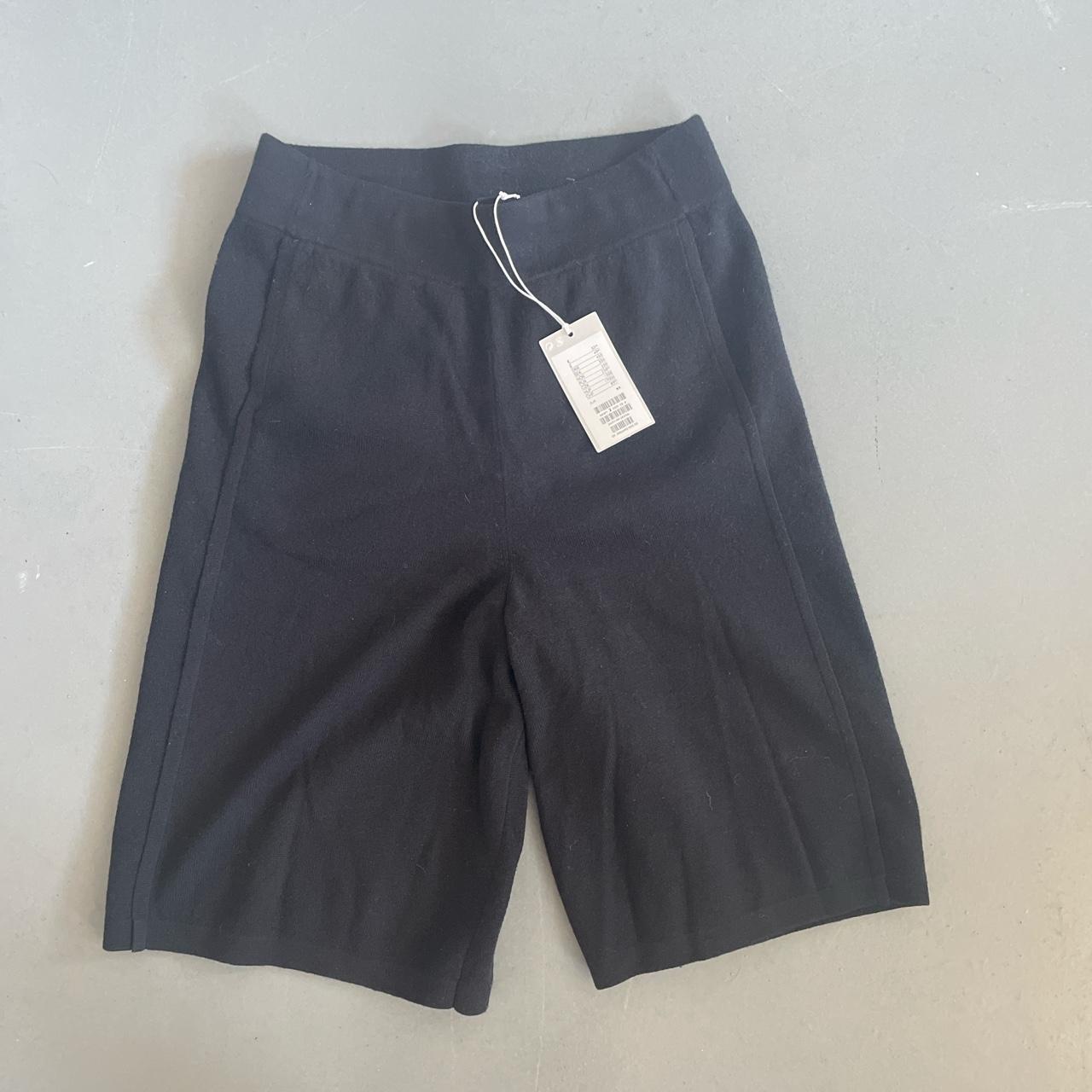 Cos cashmere black shorts. XS. New with tags.... - Depop