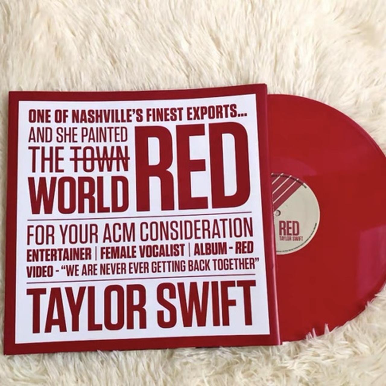 Taylor Swift ‘Red’ ACM Red Vinyl I have been... - Depop