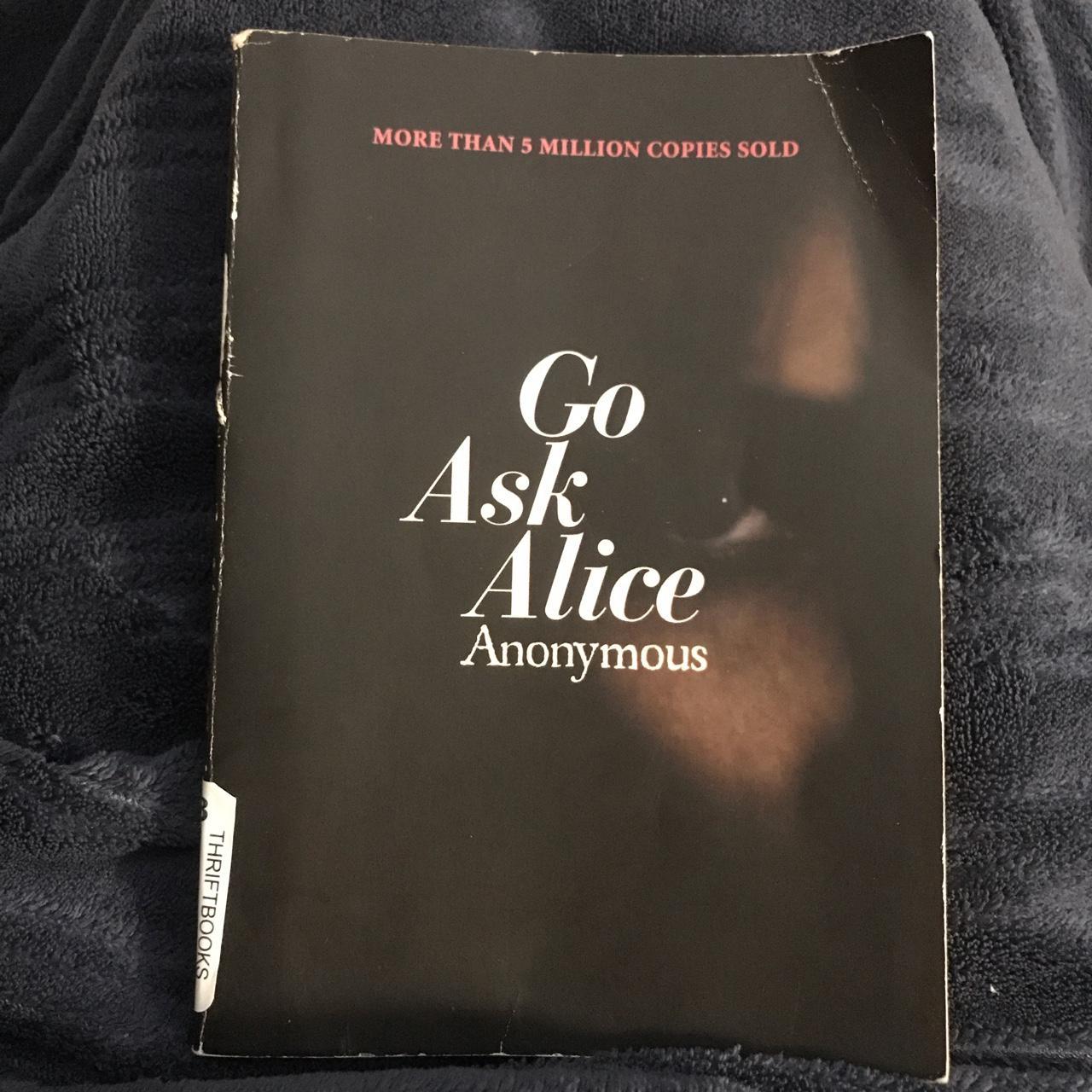 Go Ask Alice Book - Anonymous Author Softcover.... - Depop