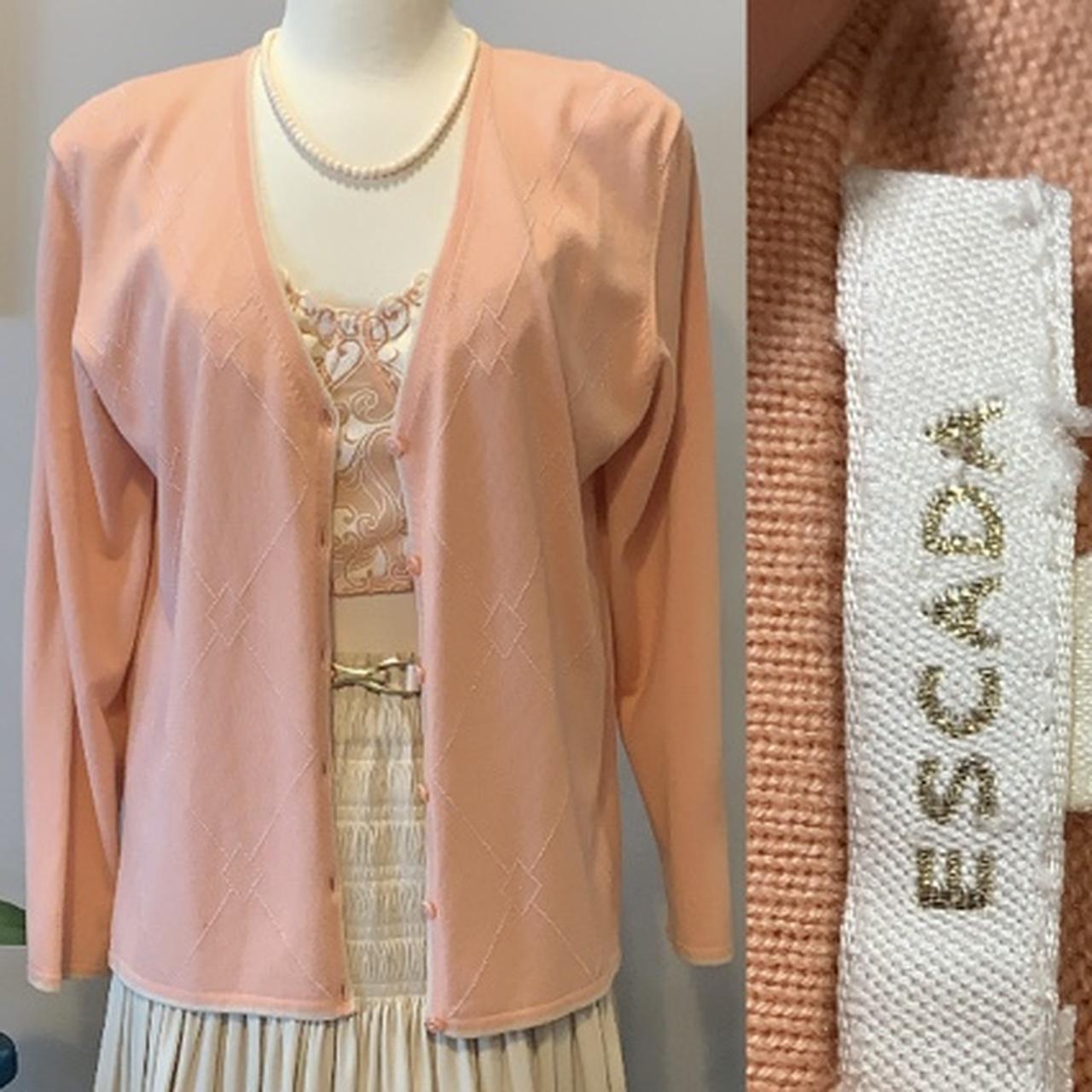 Vintage 90s cardigan. Retro 1990s Designer Escada... - Depop