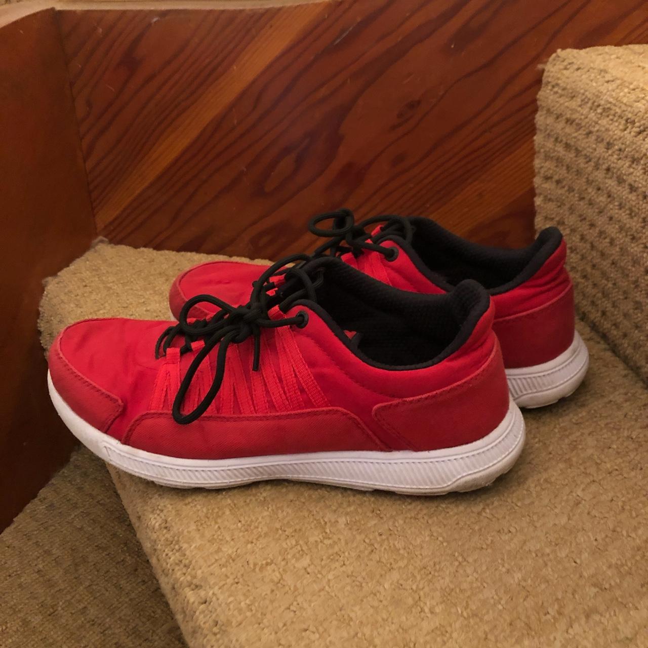 Men’s supra shoes. Red. Size 10. Good condition. - Depop