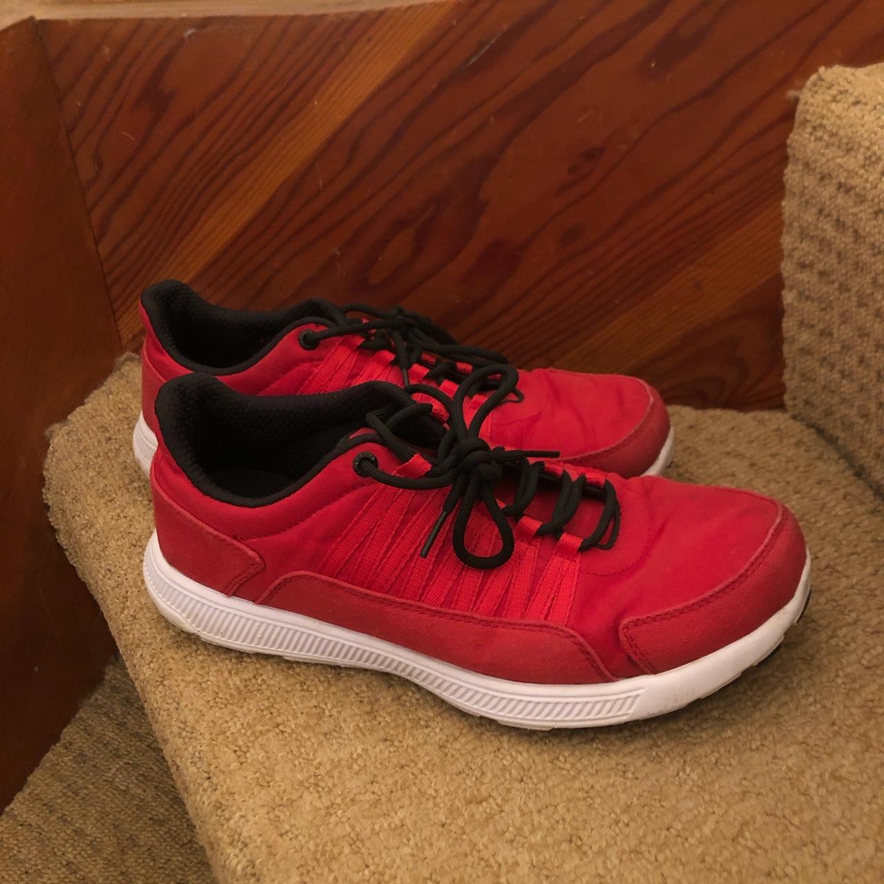 Men’s supra shoes. Red. Size 10. Good condition. - Depop