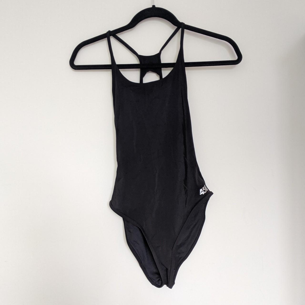ASOS Women's Black Swimsuit-one-piece | Depop