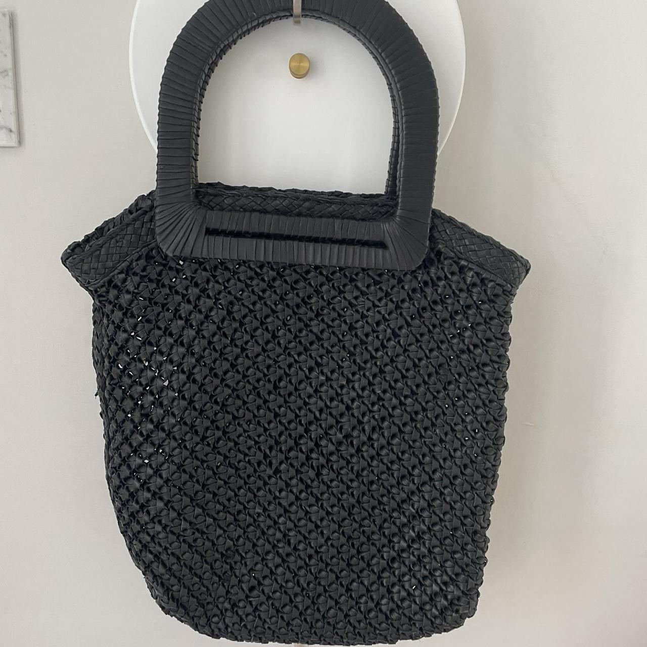 Uterqüe Women's Black Bag | Depop