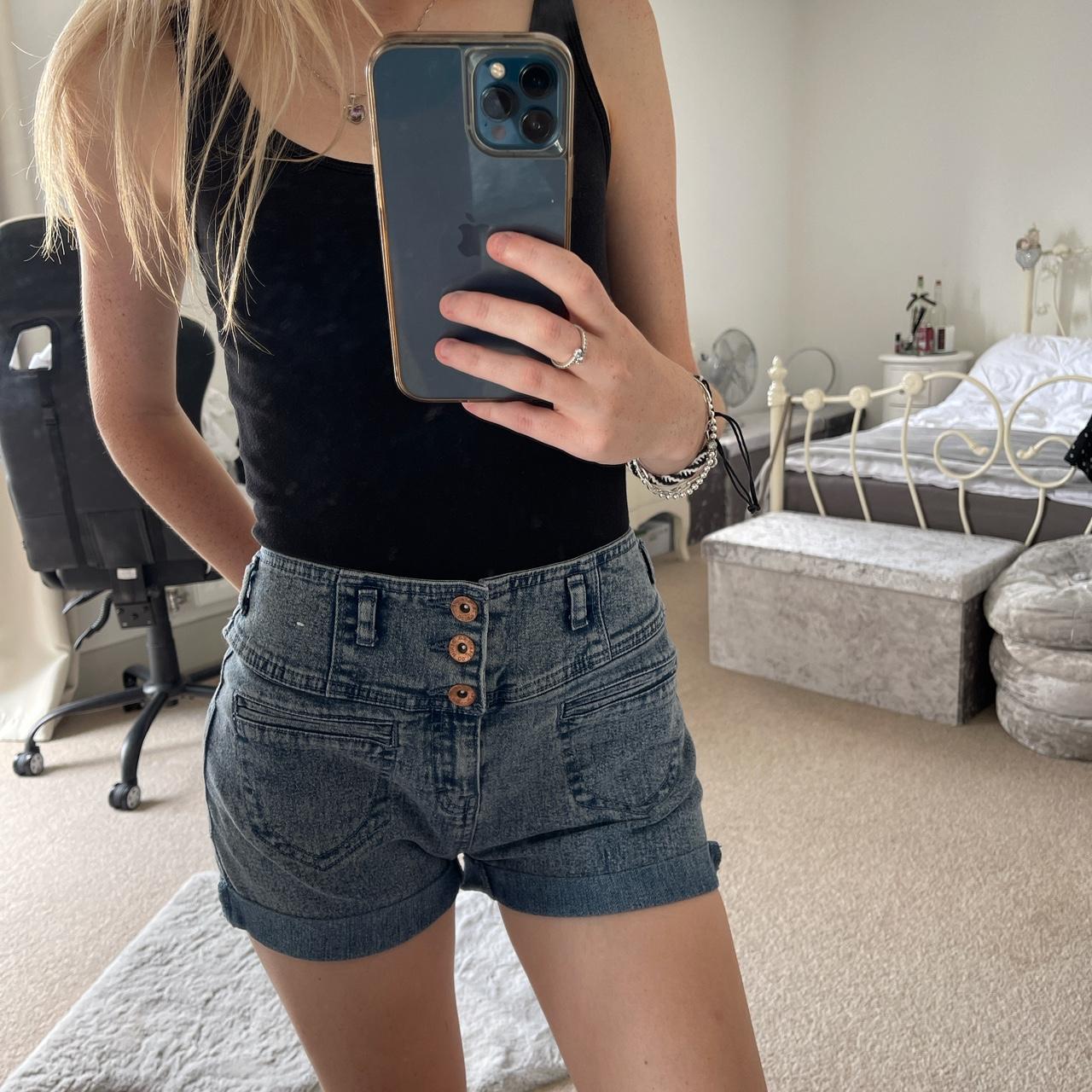 Primark denim shorts. Age 11-12 years but fit adult... - Depop