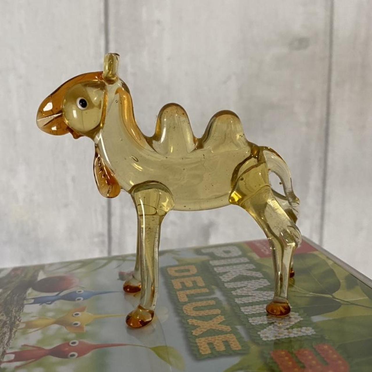 Glass Camel - Blown glass camel figurine • Never... - Depop