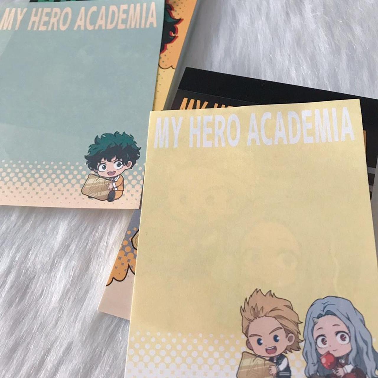 My hero academia note pads deku and mirio with... - Depop