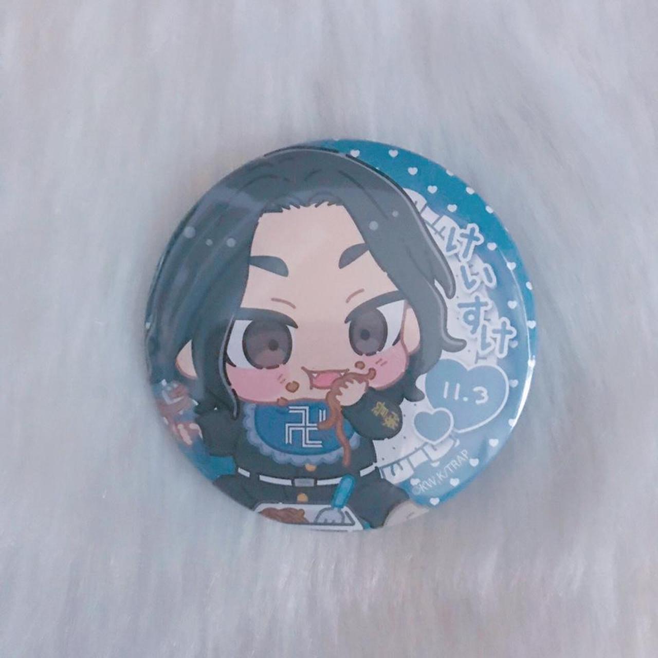 Baby Keisuke Baji tin badge #anime #tokyorevengers... - Depop