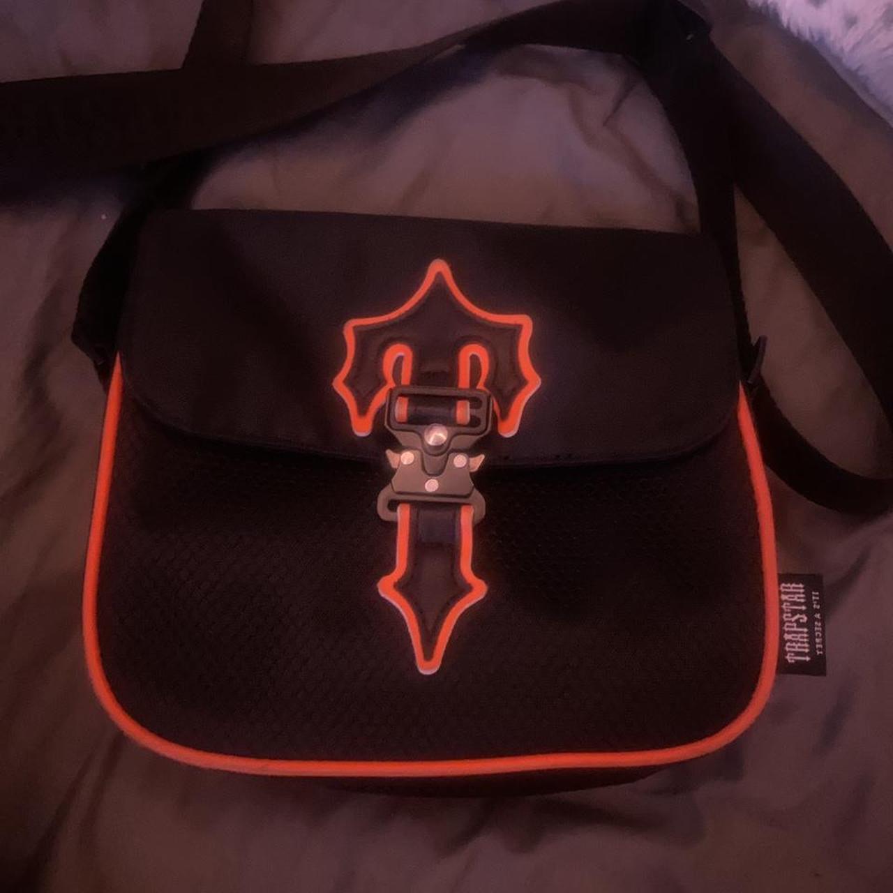 Trapstar rare black and orange bag Worn just a few... - Depop