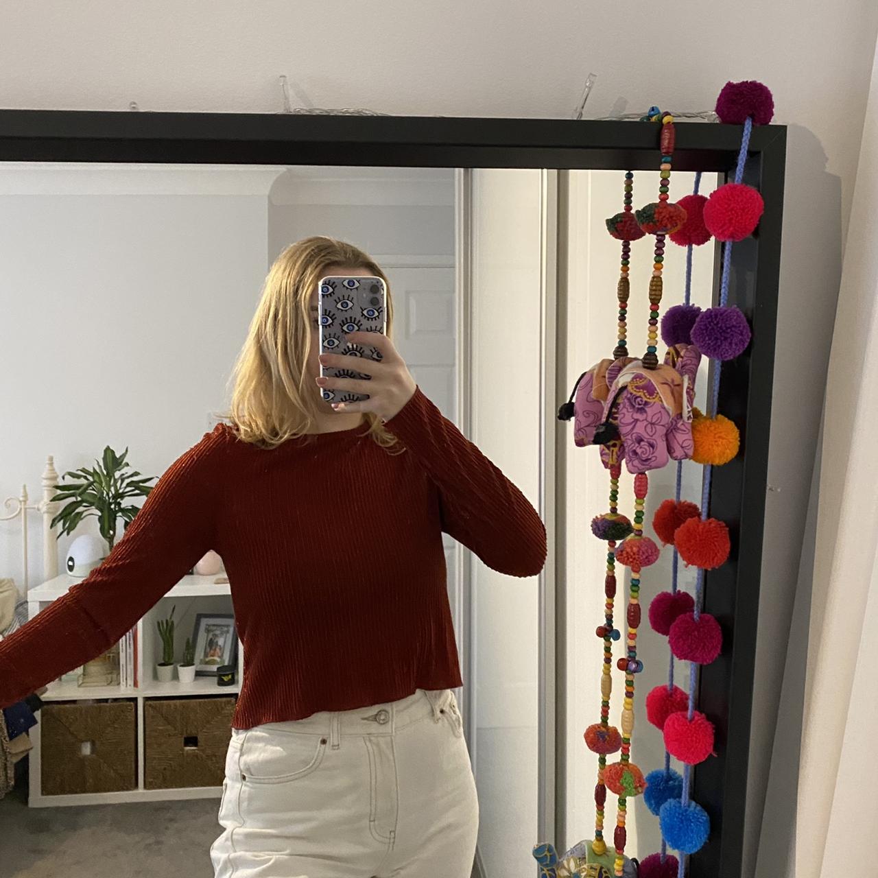 🌶 READ MY BIO 🌶 Primark red glittery top. Size... - Depop