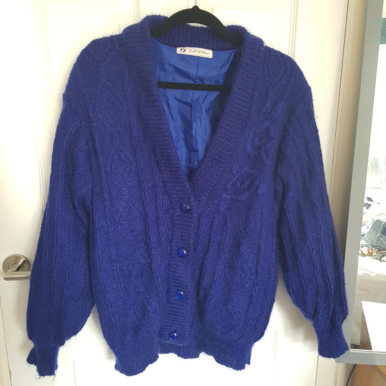 Cozy purple vintage oversized cardigan 💜 Bought at... - Depop