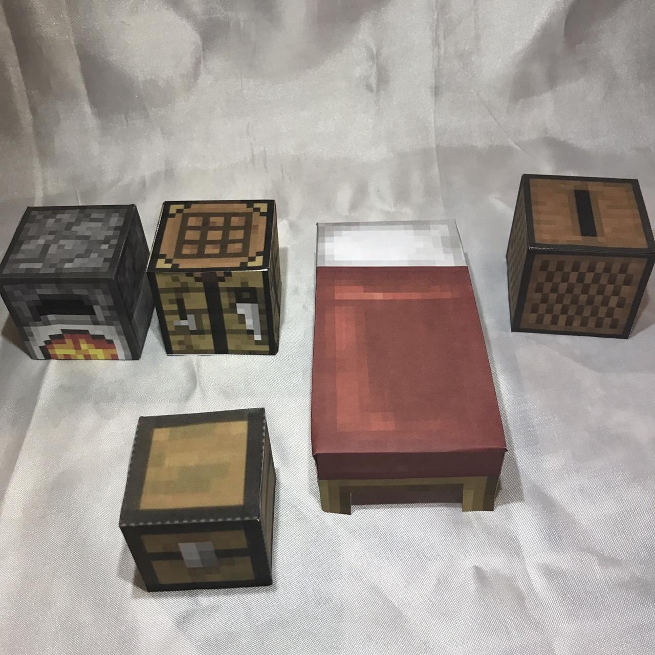 Minecraft - Minecraft 3D paper figures ( house pack... - Depop