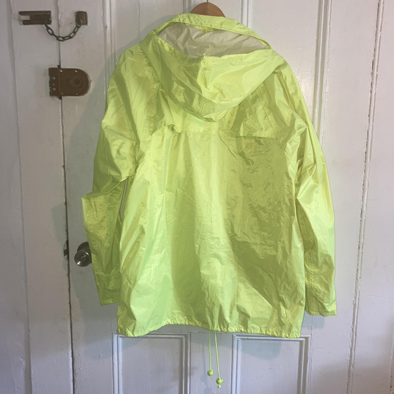 Neon yellow reflective raincoat Port west brand... - Depop