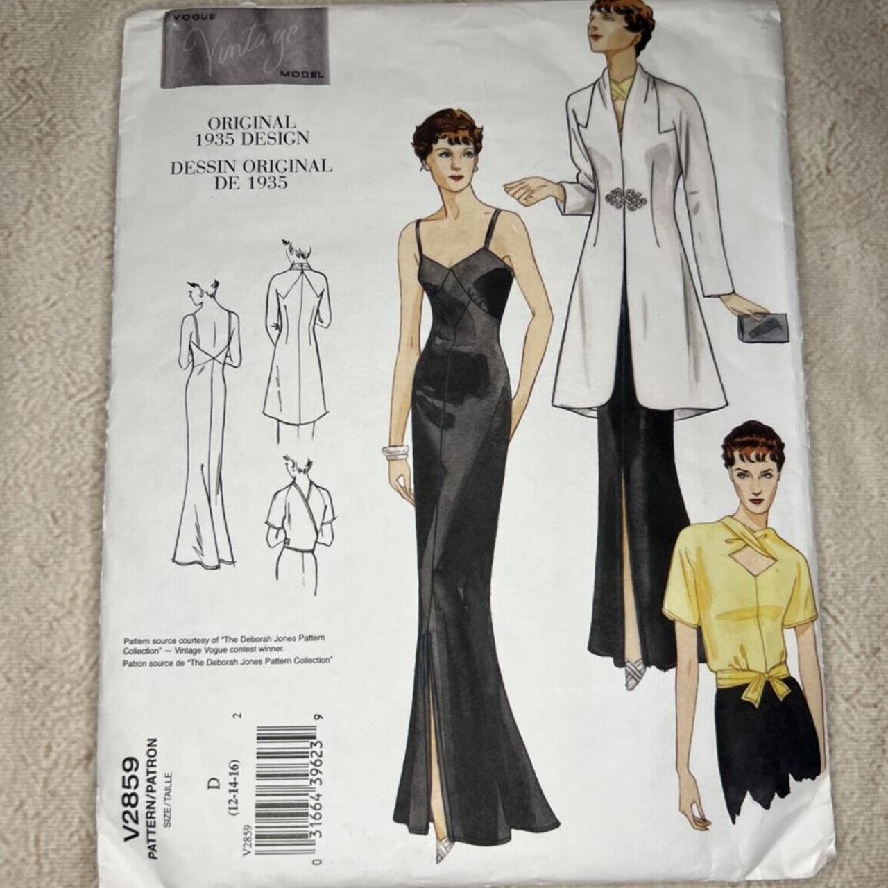 Vintage 2000s VOGUE sewing patterns set of 4... - Depop