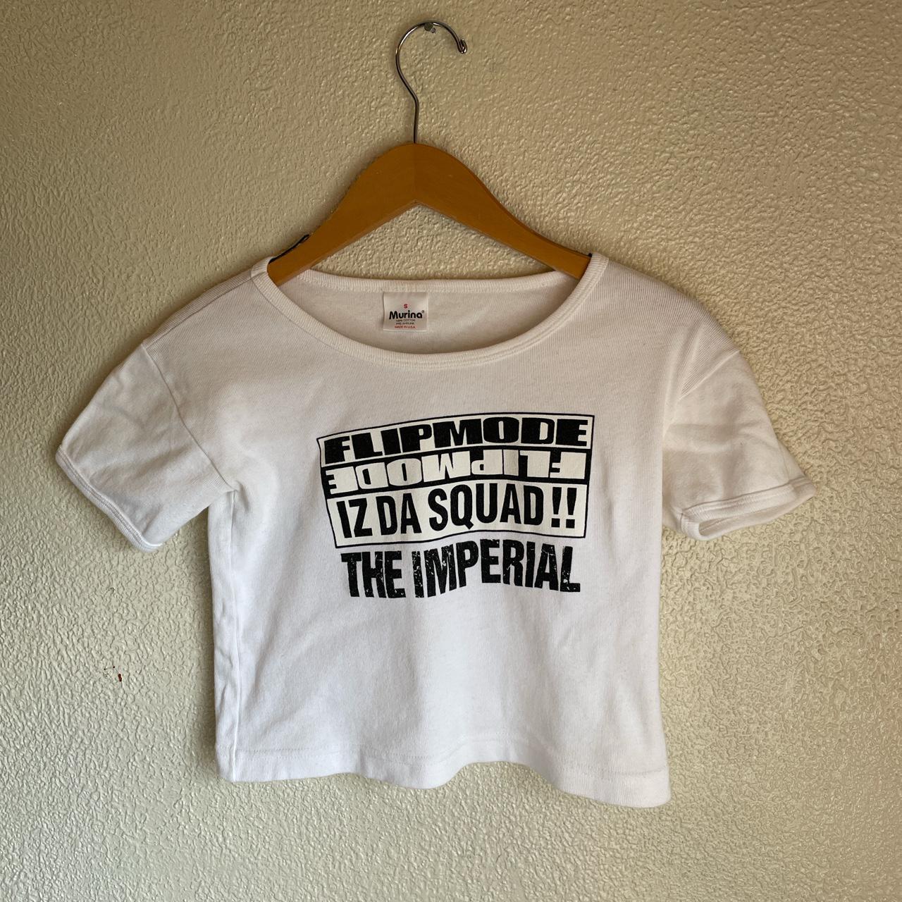 Vintage Flipmode Squad Rap Tee Band Tee Crop Top... - Depop